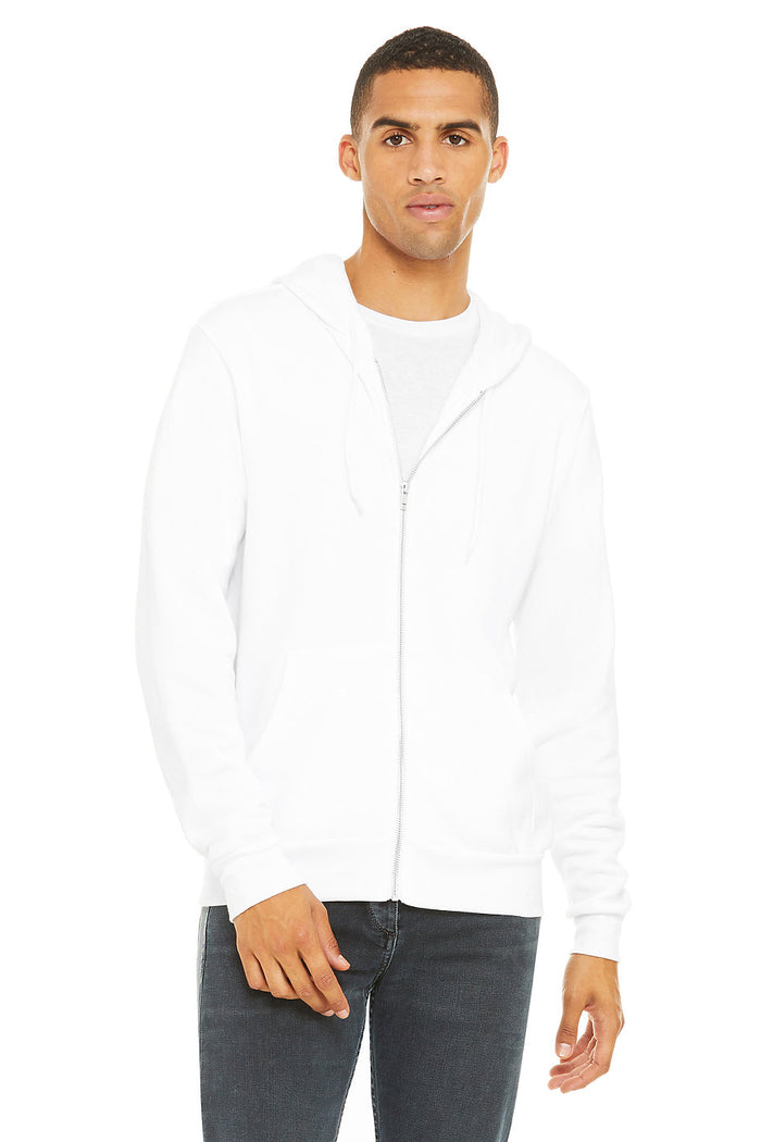 3739 BELLA CANVAS UNISEX SPONGE FLEECE FULL-ZIP HOODIE – Aviva Wholesale